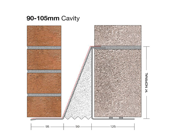 100mm Wide Inner Leaf Cavity Lintel | Armstrong Cheshire
