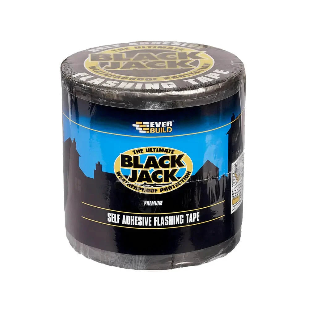EVERBUILD BLACK JACK Flashing Tape Trade 10m – Armstrong Cheshire