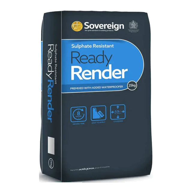 Sovereign Sulphate Resistant Ready Render 25kg delivers durable ...