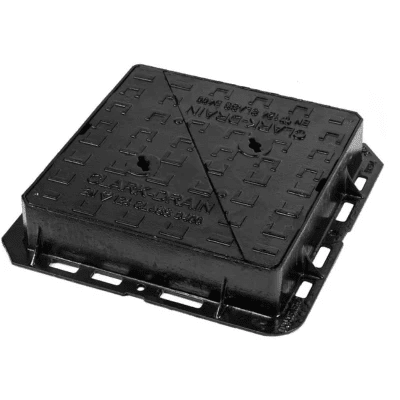 Double Triangle Ductile Iron Manhole Cover 450 x 450 x 100mm ...