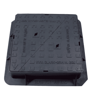 Double Triangle Ductile Iron Manhole Cover 600 x 600 x 150mm Carriagew ...