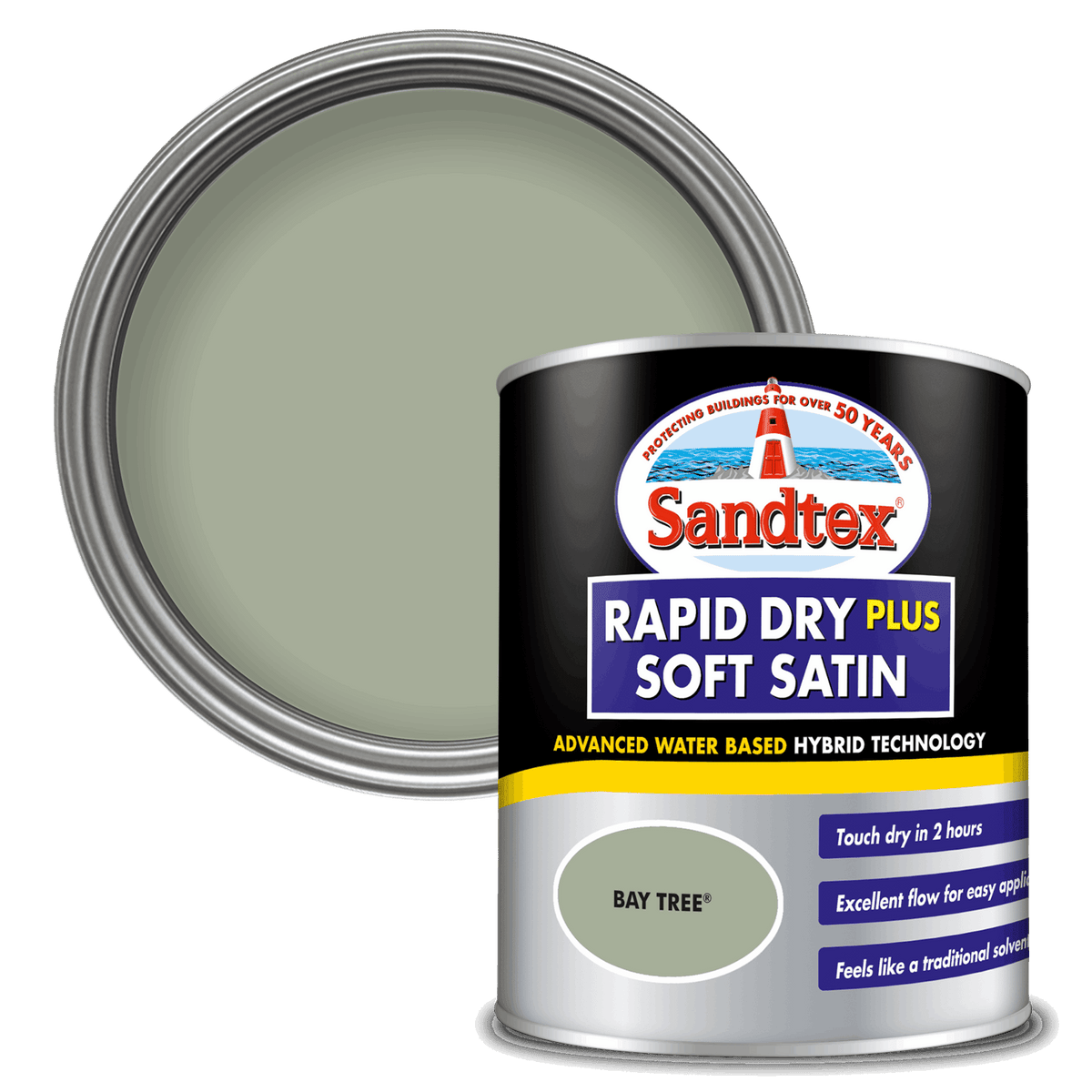 Sandtex Rapid Dry Satin | Quick-Drying Satin Finish Paint – Armstrong ...