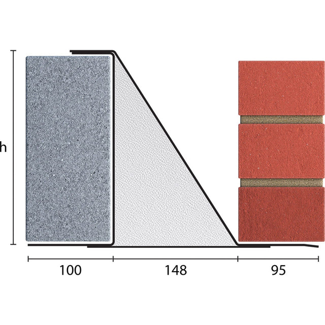 Catnic CX150/100 150mm Extra Heavy Duty Cavity Lintel – Armstrong Cheshire